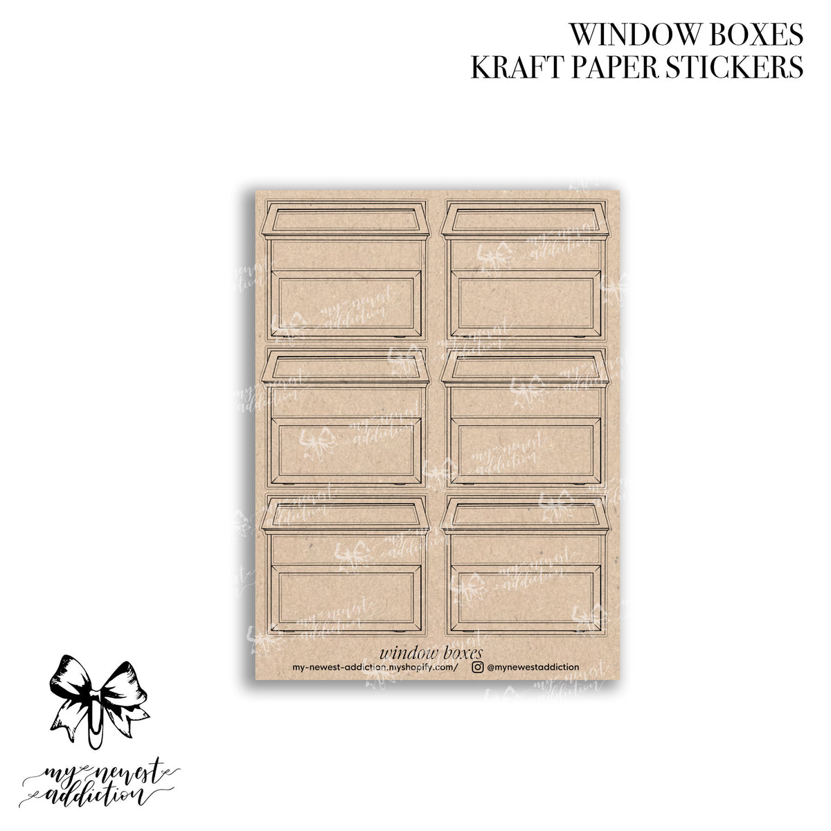 WINDOW BOXES | KRAFT PAPER – My Newest Addiction